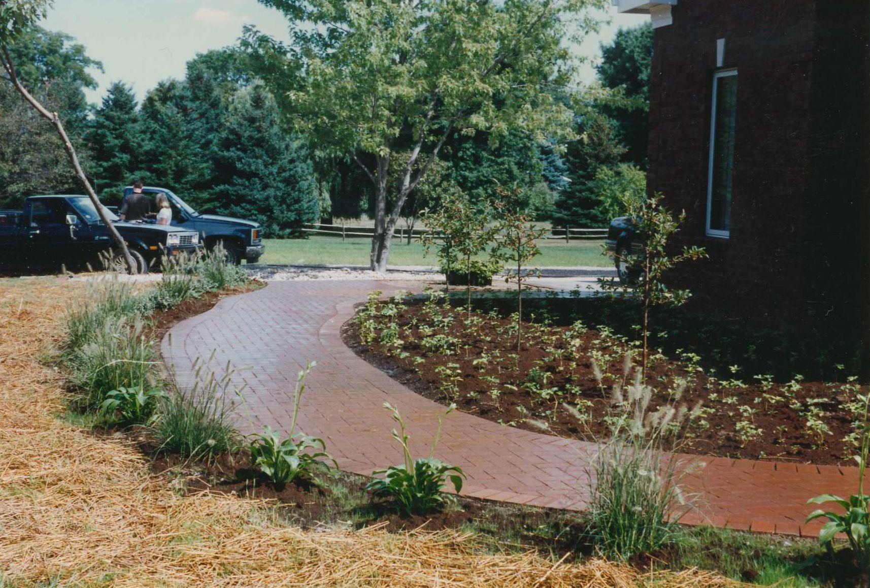 Brick Walkway - Brick Paver Construction
